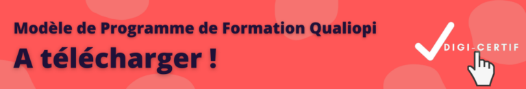 Modèle de programme de formation Qualiopi - PDF 2026