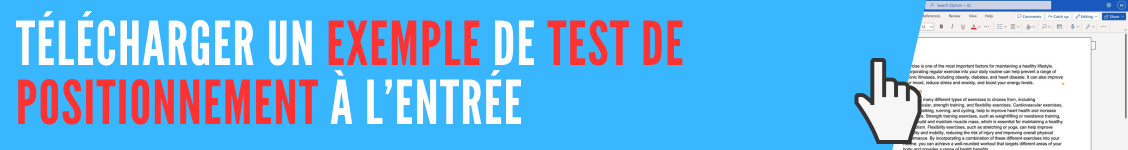 Qualiopi : Le test de positionnement à l’entrée en formation