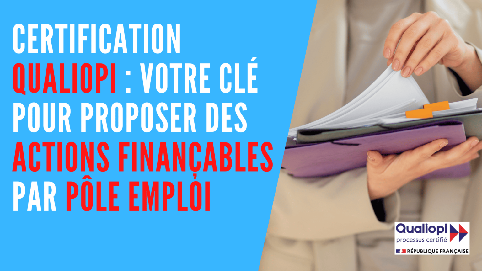 L’affichage du logo Qualiopi